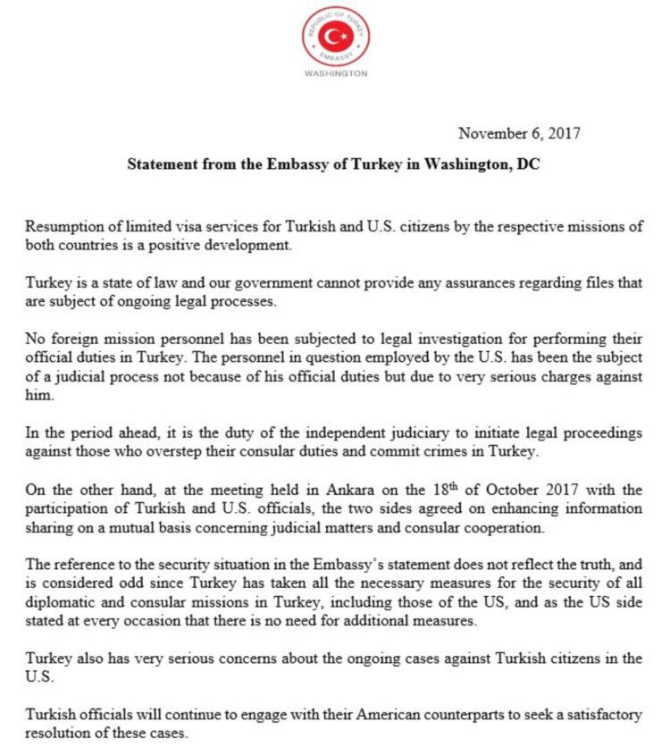 Turkish envoy mobilized state power in attempt to free brother ...